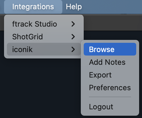 iconik Integration – cineSync