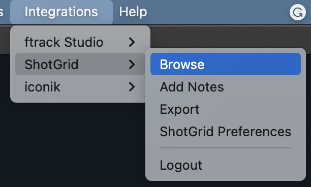 ShotGrid Integration – cineSync
